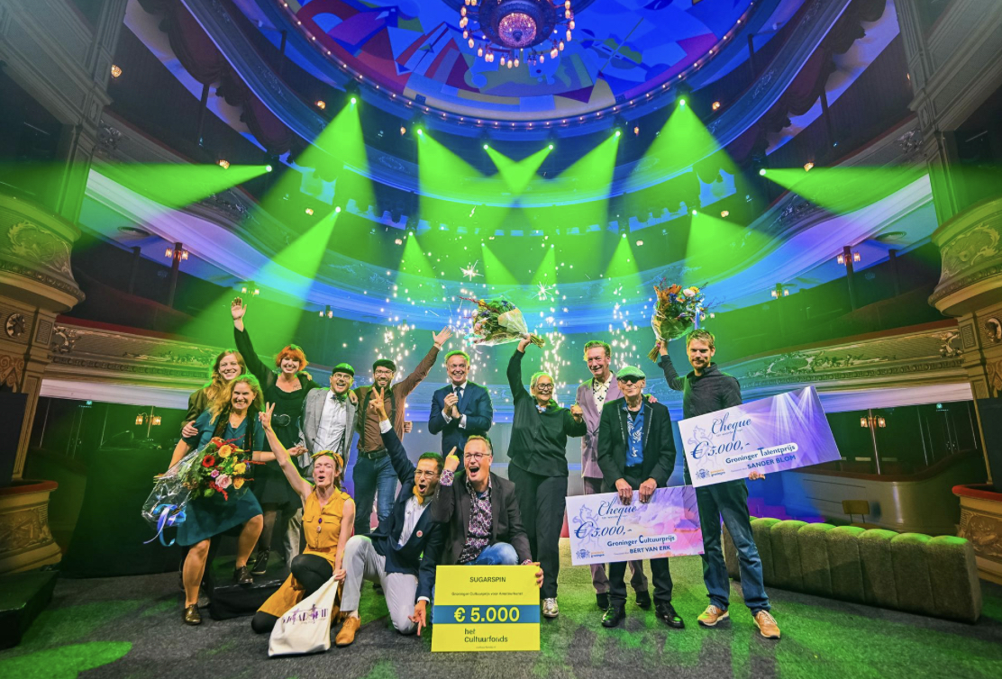 Groninger Cultuurprijzen 2024 voor Sander Blom, Bert van Erk en ...